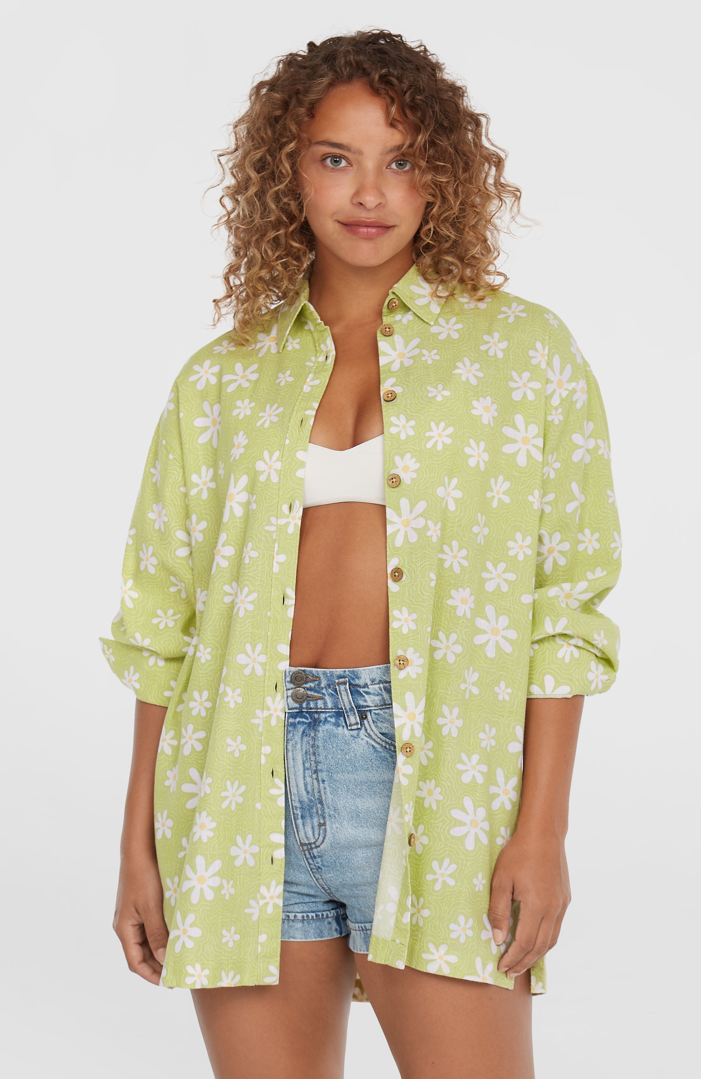 Beach Vintage Long Shirt | Green Daisyline – O'Neill