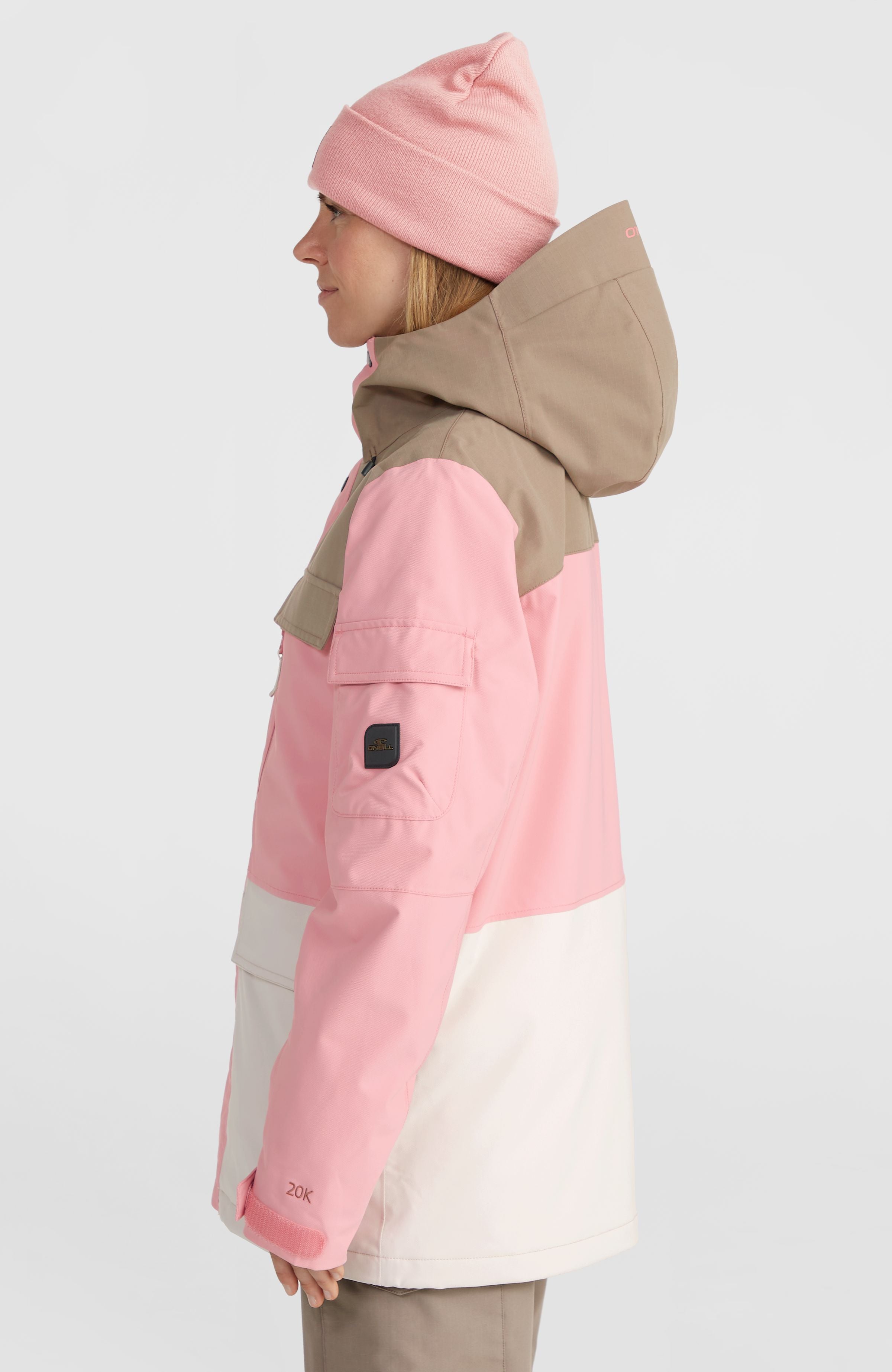 Utility Pro Hybrid Jacket | Genuine Pink Colour Block – O'Neill