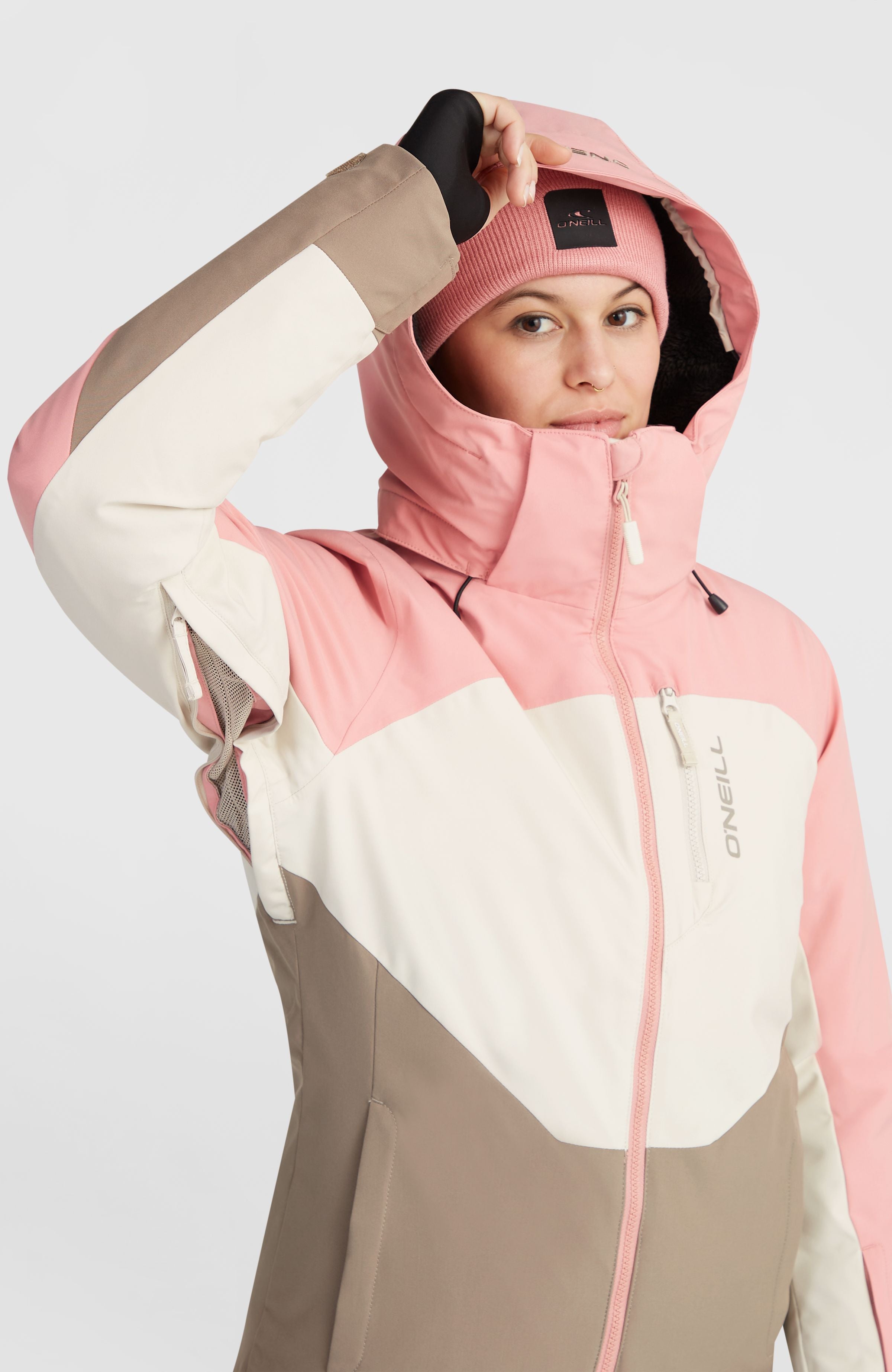 Carbonite Snow Jacket | Genuine Pink Colour Block – O'Neill