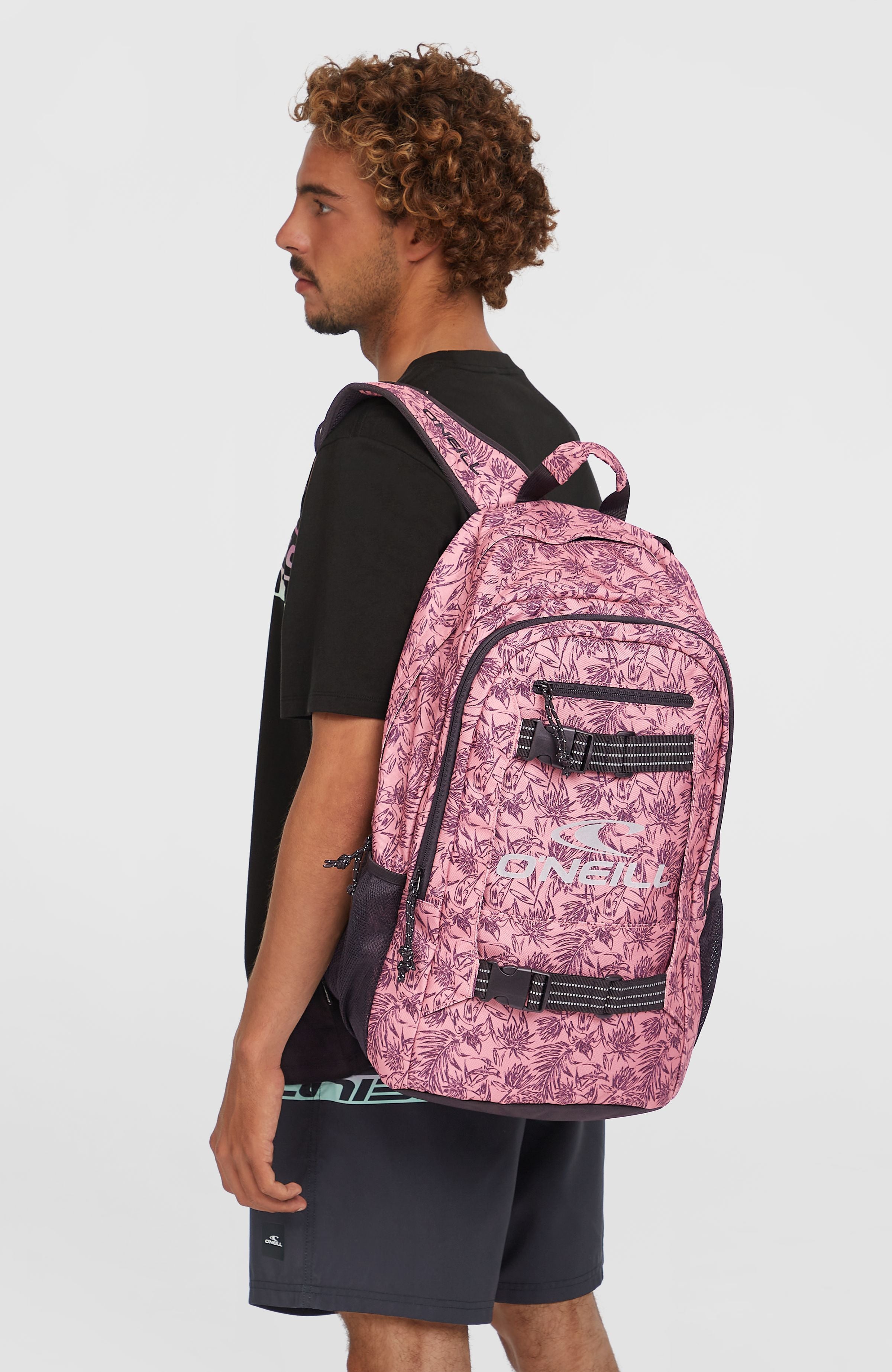 Boarder Backpack | Pink Tonal Flower – O'Neill