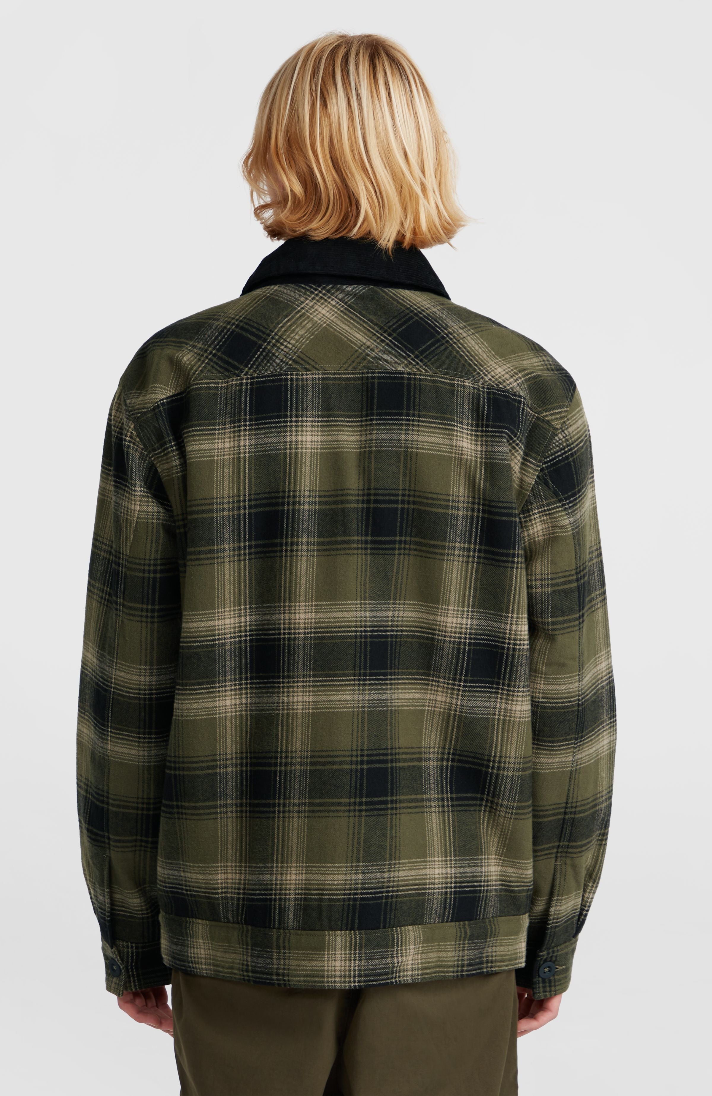 Fleece-Lined Jacket | Green Check Small – O'Neill
