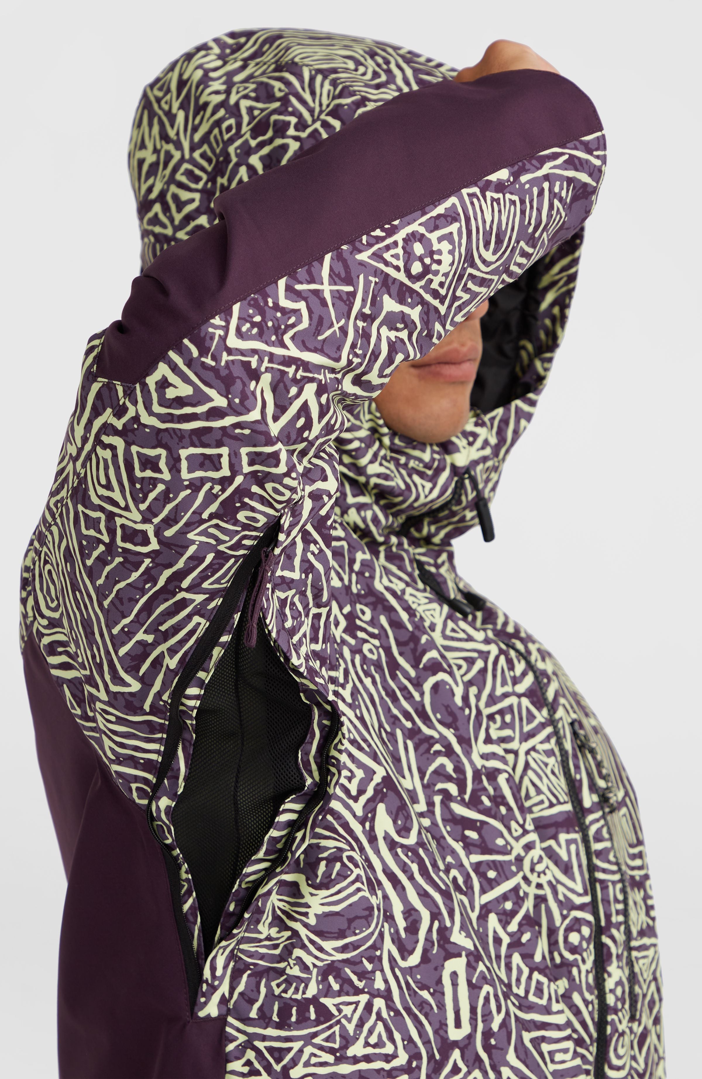 O'Riginals Block Snow Jacket | Dark Purple Sketcheritage – O'Neill