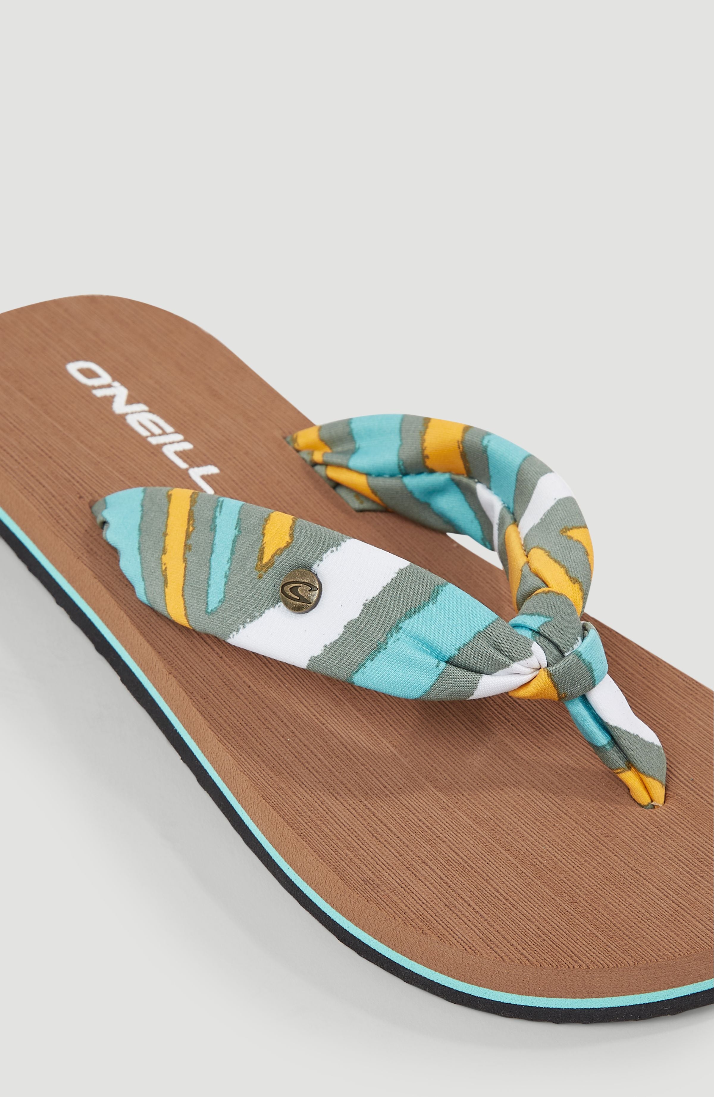 Ditsy Sun Sandals | Blue Rainbow Stripe – O'Neill
